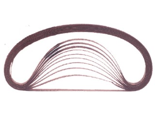 Jeu de 10 bandes BIAX curundum - P60 - 15x33